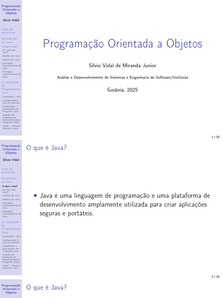 Programação Orientada A Objetos Aprofundando Nas Bases De Java Pdf Java Linguagem De