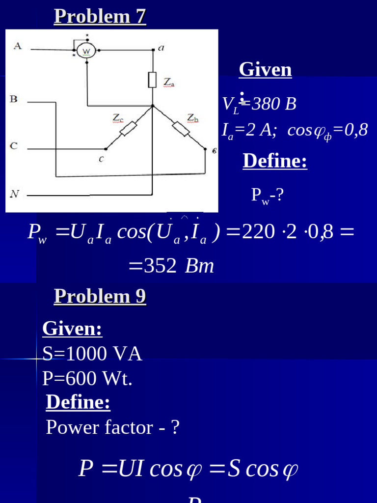 Practice For Three Phases - 2 | PDF | Quantity | Electromagnetic Compatibility
