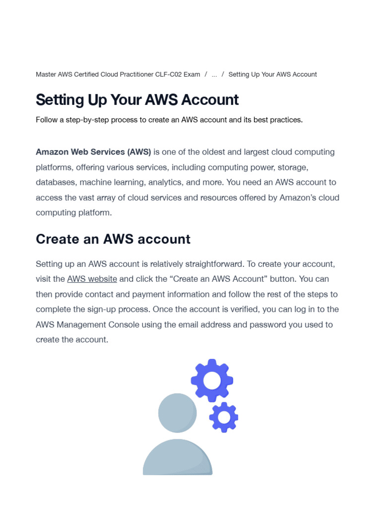 Aws-Setting Up Your AWS Account | PDF | Amazon Web Services | Superuser