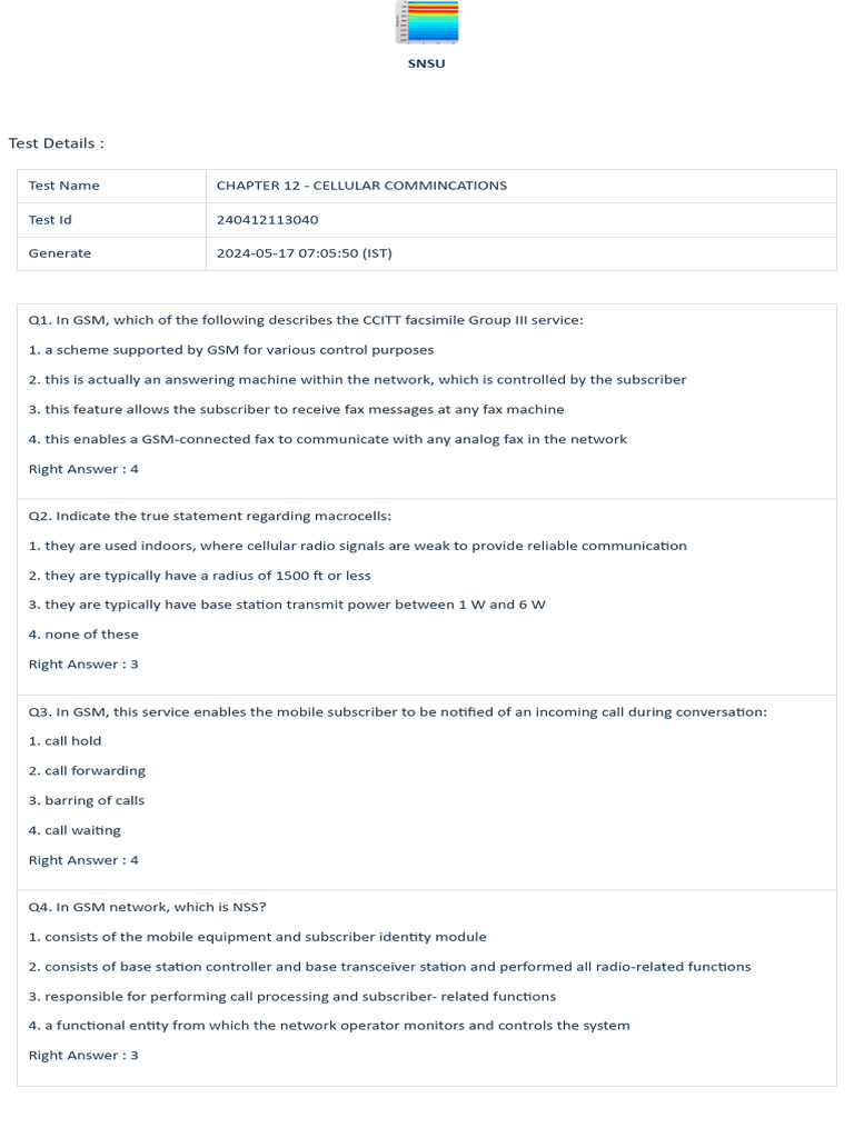 Cellular Communications Pdf Cellular Network Radio