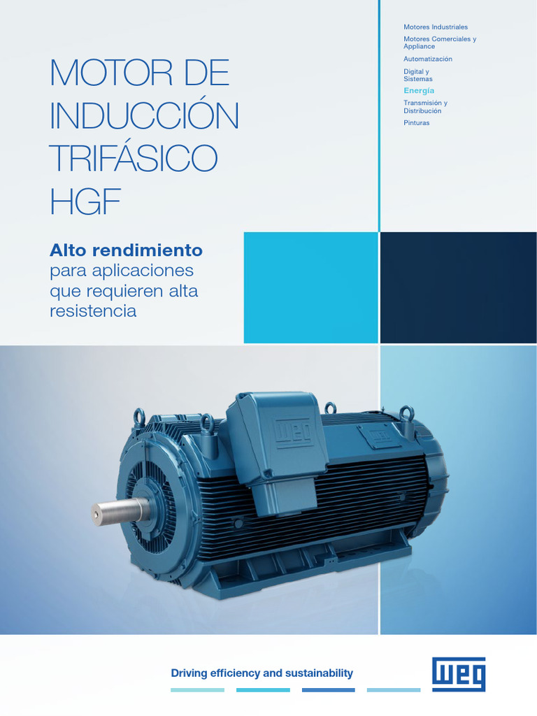 Motores HGF: Eficiencia y Sostenibilidad | PDF | Rodamiento (Mecánico ...