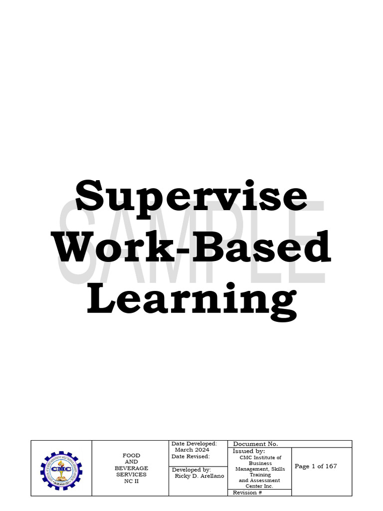 Lenar Dalen - Sample Output SWBL New | PDF | Occupational Safety And Health | Restaurants