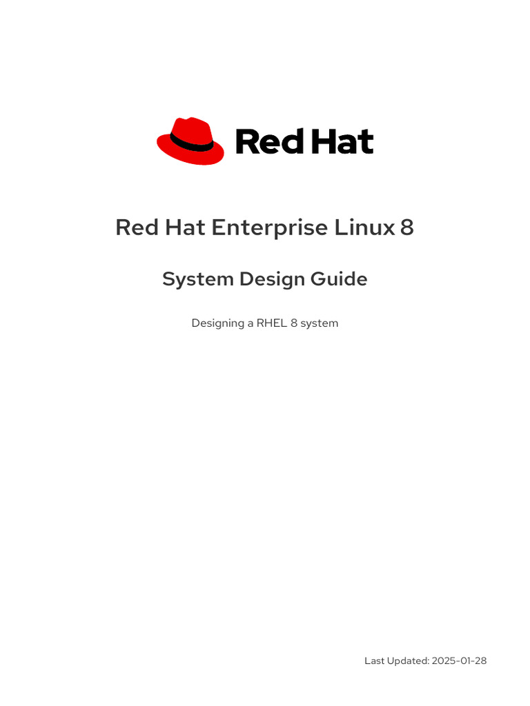 Red Hat Enterprise Linux-8-System Design Guide-En-US | PDF | Command ...