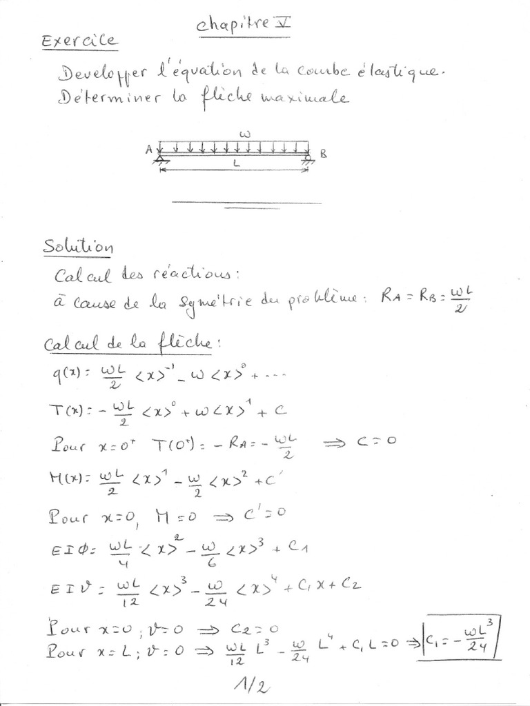 TD Chapitre 5 - Exo 5 | PDF