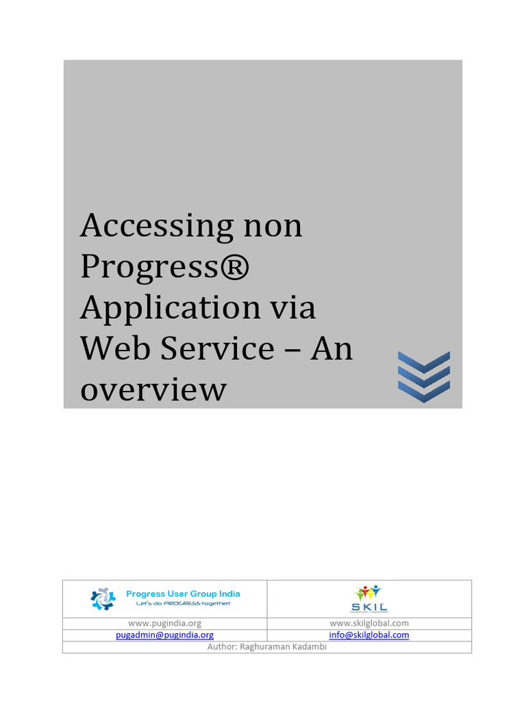 Accessing Non Progress Application Via WebService An Overview v1 | PDF | Web Service | Soap
