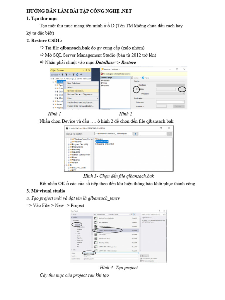 Hướng dẫn làm bài môn LT trực quan ATT03 K16 - 1 | PDF