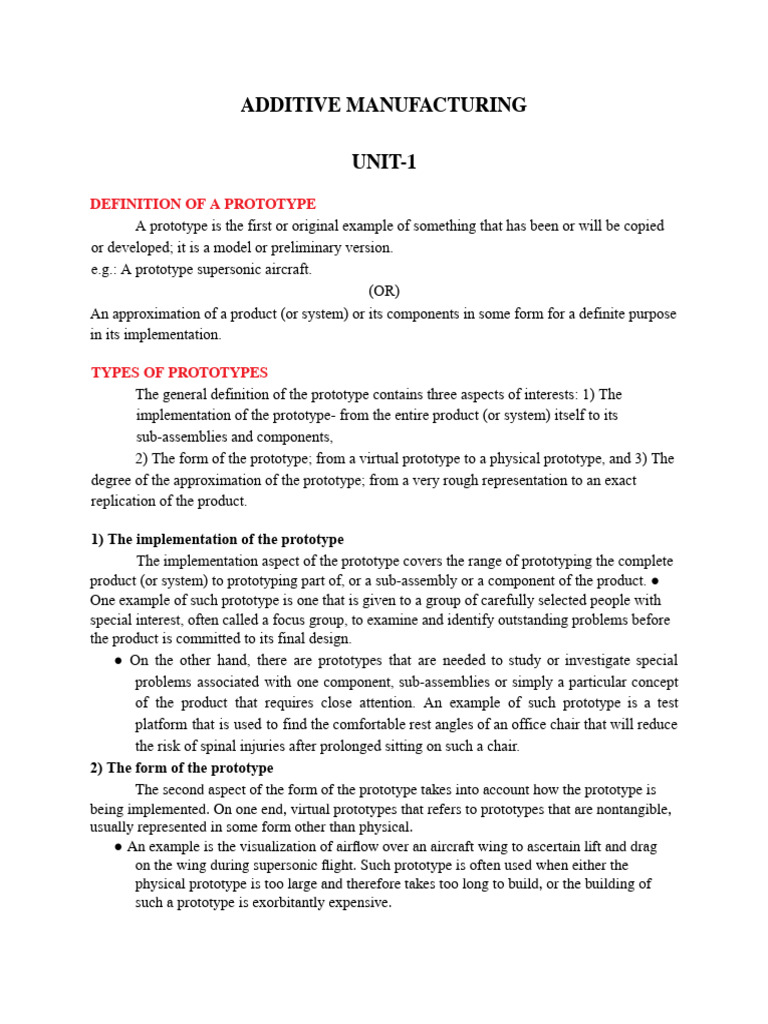 3D Printing Prototyping Overview | PDF | Prototype | Computer Aided Design