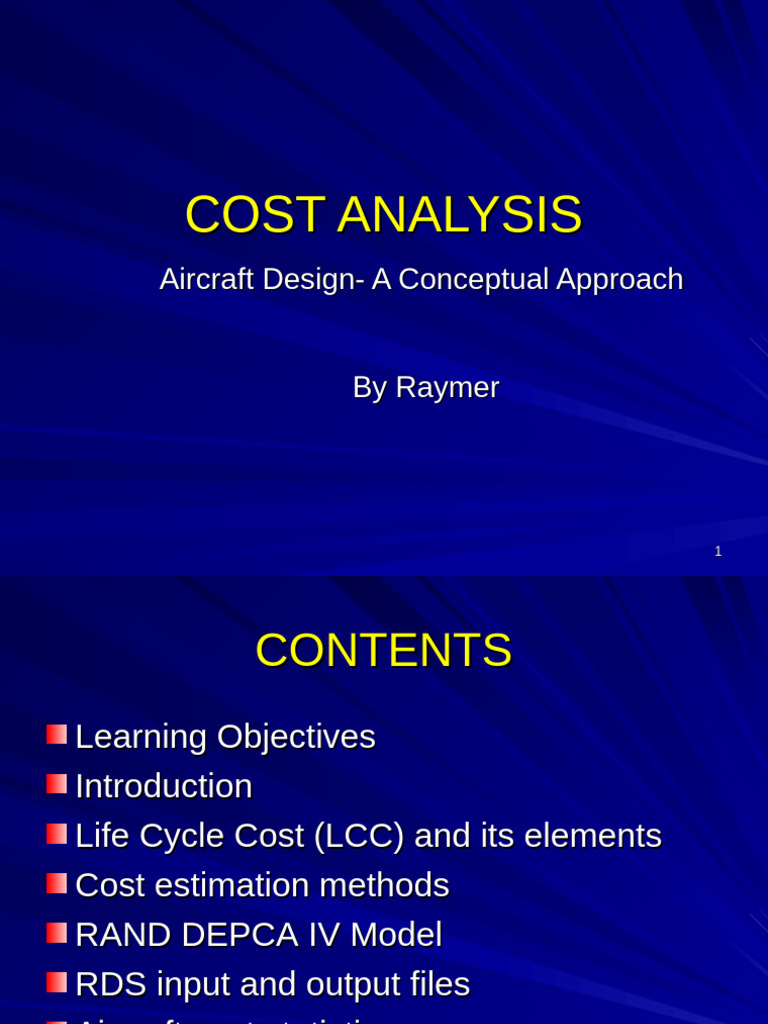 Aircraft Life Cycle Cost Analysis Guide | PDF | Inflation Accounting ...