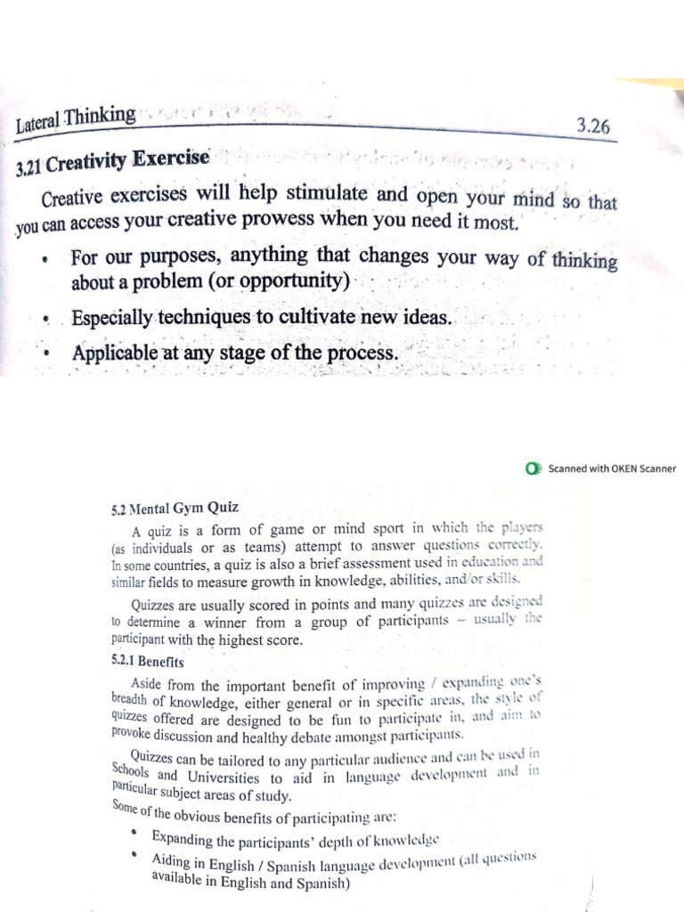 unit 3 creativity & innovation (1) | PDF