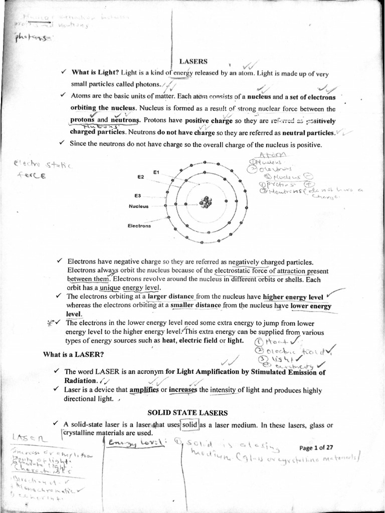 laser notes-1 | PDF