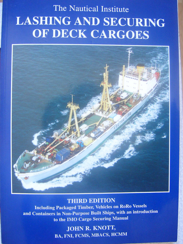 Lashing and Securing of Deck Cargoes | PDF