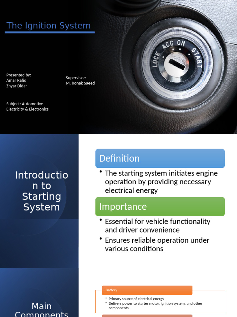 Understanding Automotive Starting Systems | PDF | Electric Motor | Engines