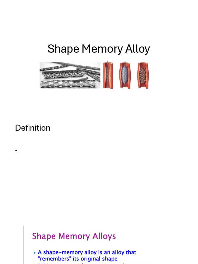 7-Shape Memory Alloy | PDF
