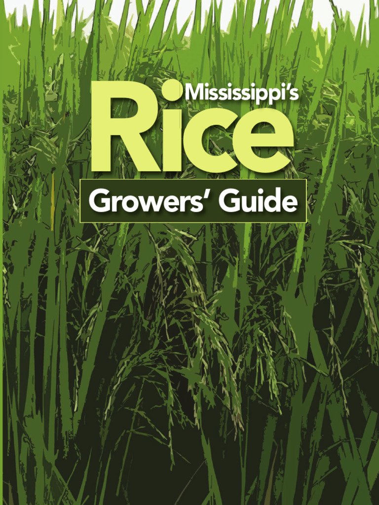 Mississippi Rice Growers' Guide | PDF | Flowers | Rice