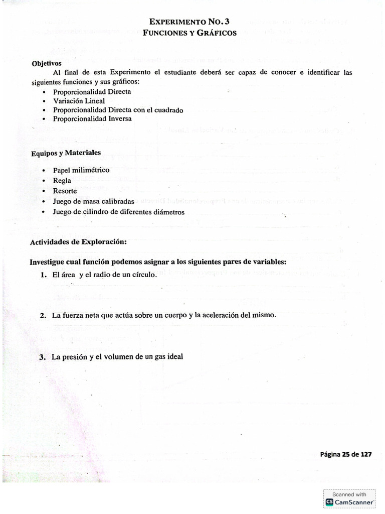 Experimento #3 (Funciones y Graficos) | PDF