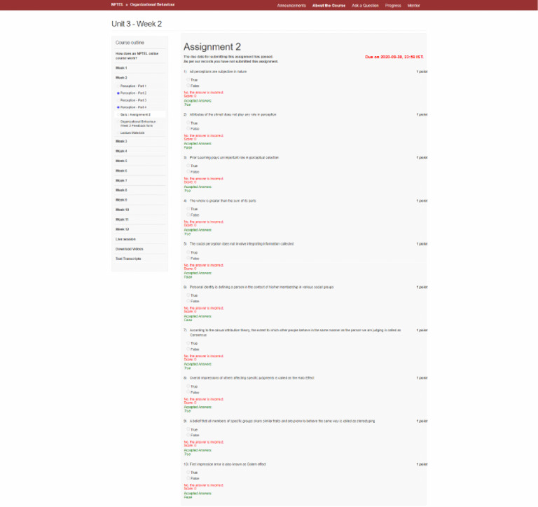 Noc20 Mg51 Assignment Week 2 | PDF