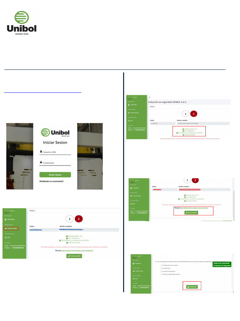 Instructivo ReInducción de Personal 2025 | PDF