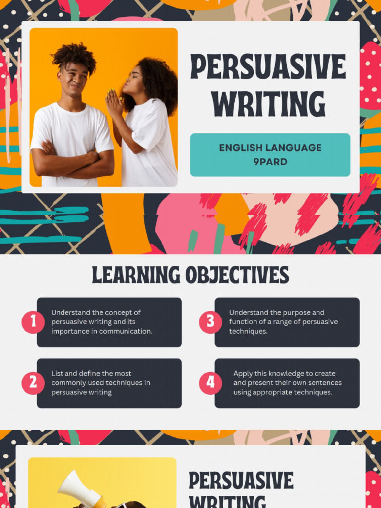 Persuasive Writing | PDF