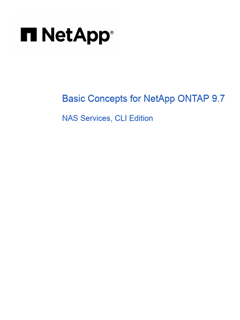 M SL10647 Cli Nas Basic Concepts v2 2 0 | PDF | Hard Disk Drive | System Software
