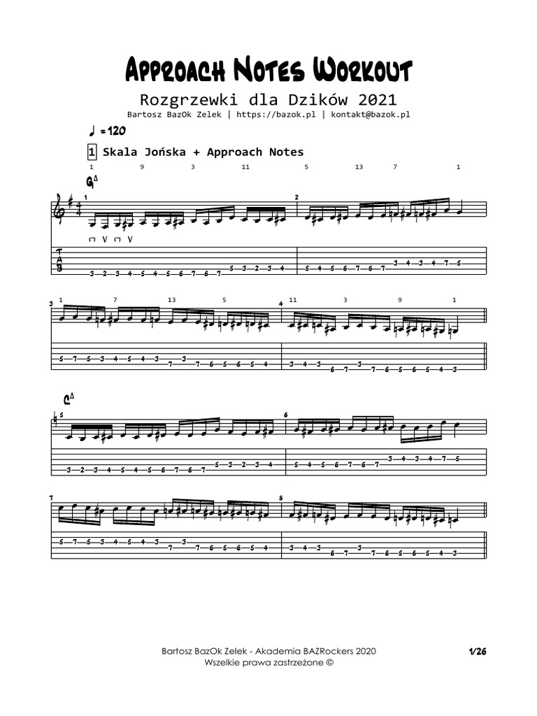 Approach Notes Workout | PDF