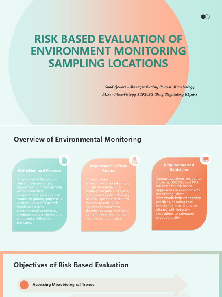 RISK BASED EVALUATION OF ENVIRONMENT MONITORING -SUNIL G | PDF ...