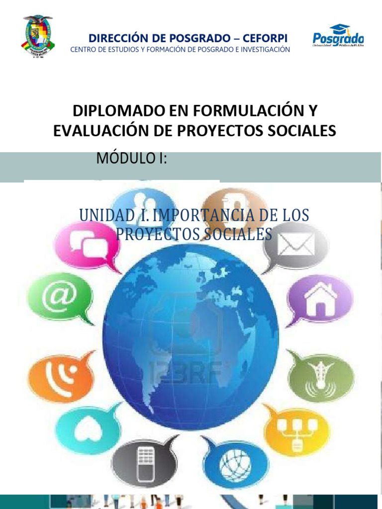 UNIDAD I Dossier Importancia de Los Proyectos Sociales..examen | PDF ...