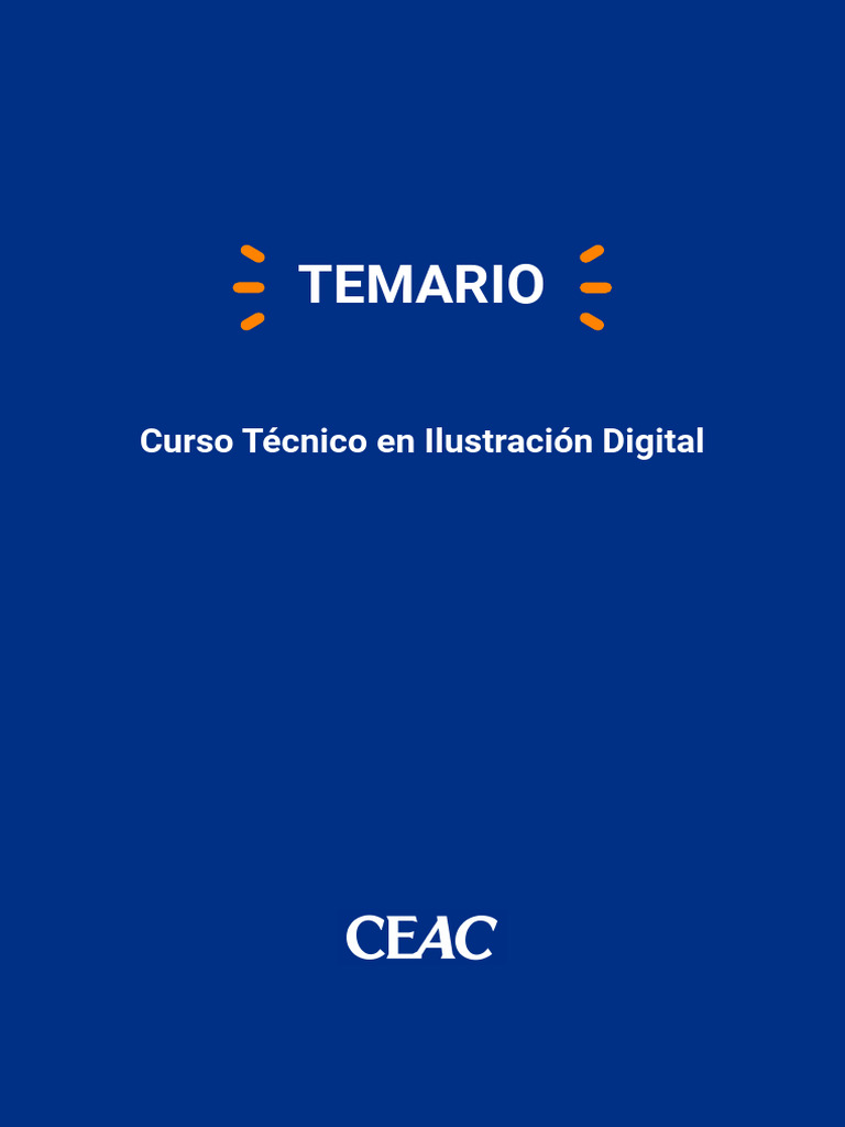 Temario Curso Tecnico Ilustracion Digital | PDF | Color | Cómics