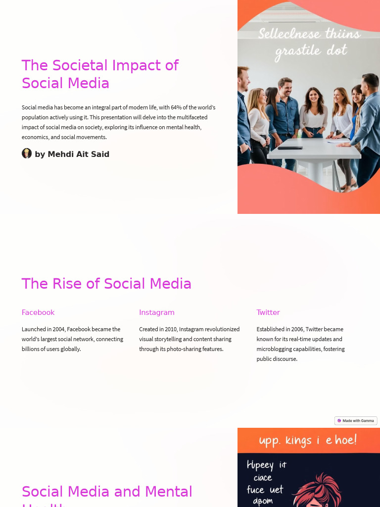 Social Media's Impact on Society | PDF | Social Media | Popular Culture ...