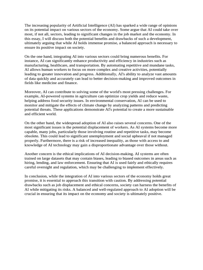 AI writing test | PDF | Artificial Intelligence | Intelligence (AI ...