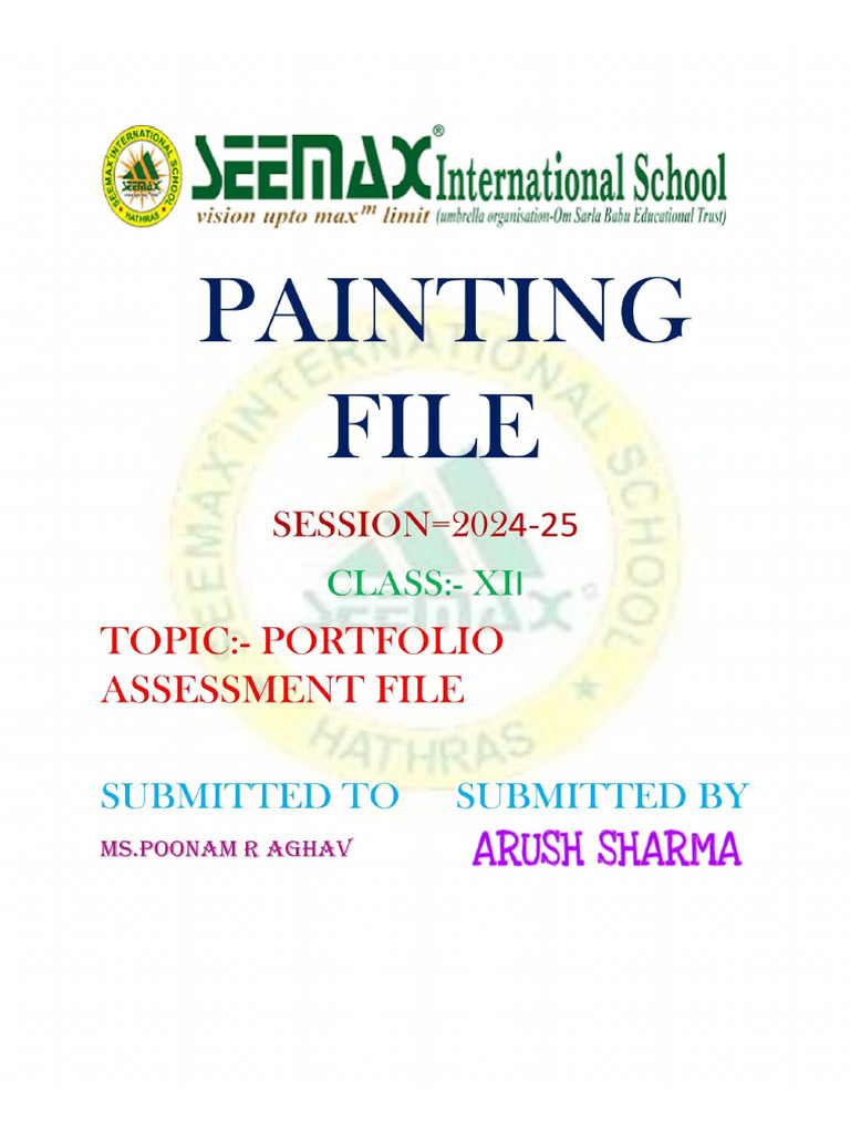 Arush Sharma Painting Front Pages | PDF