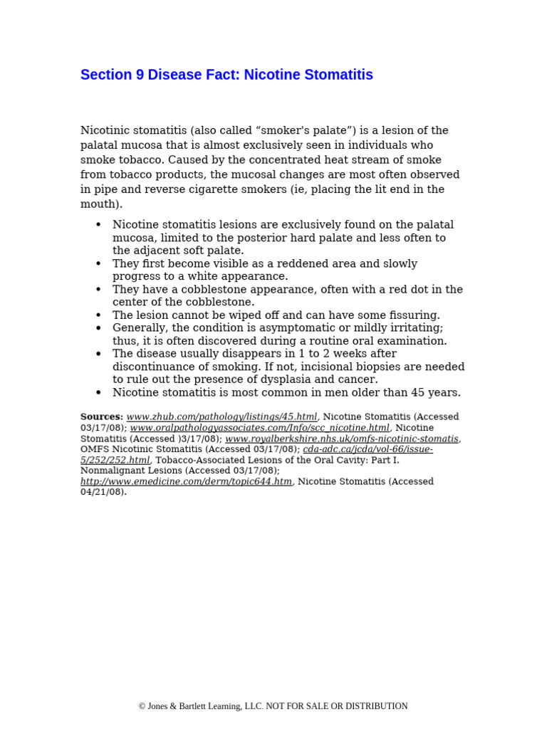 WBLK Section 9 Fact-Nicotine | PDF