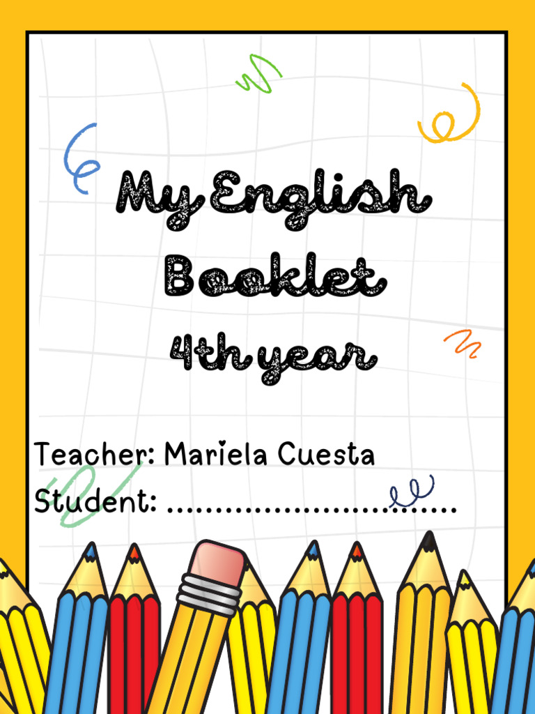 4th Year English Booklet by Mariela Cuesta | PDF