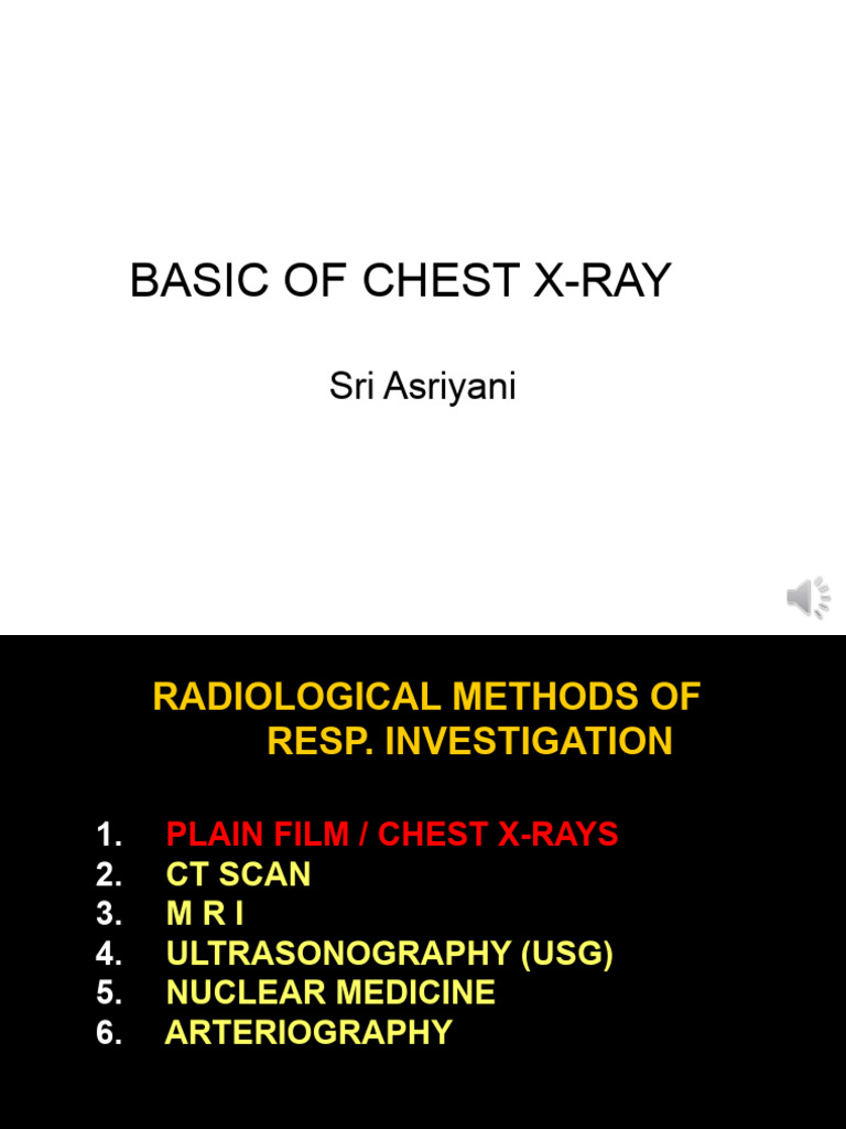 12,13. Teknik Pemeriksaan Chest X-Ray | PDF | X Ray | Theory Of Medicine