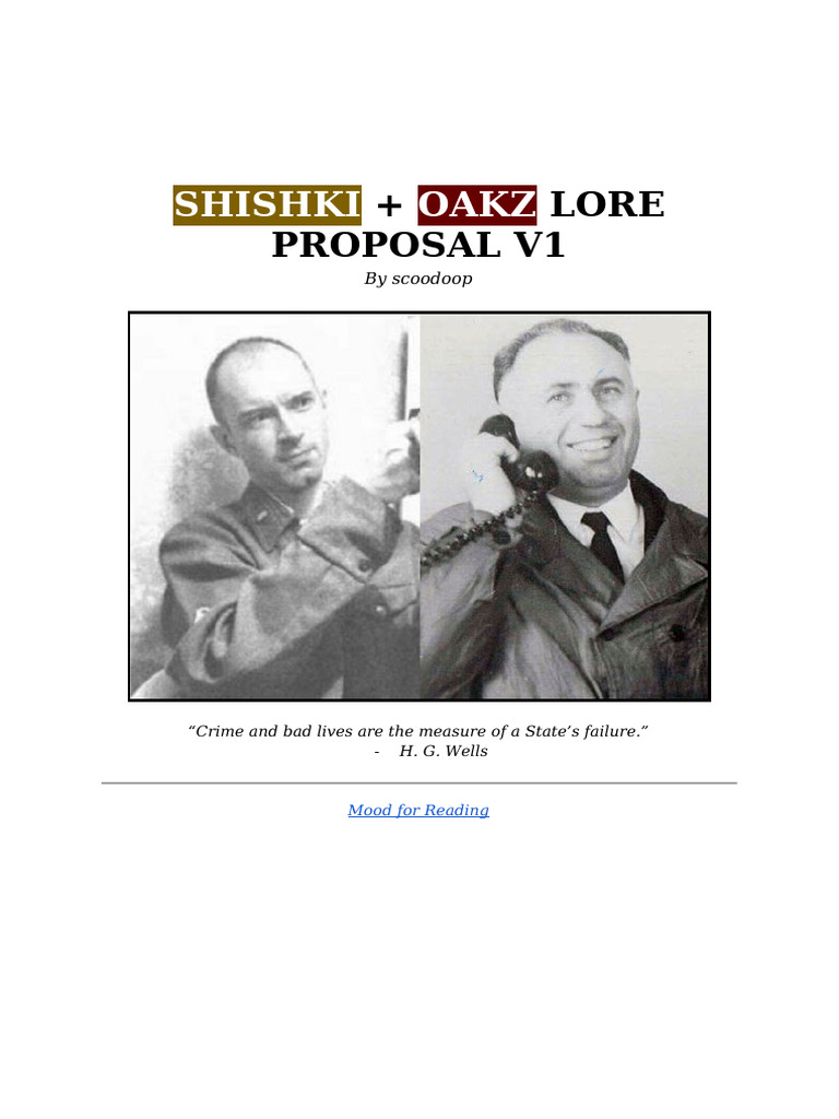 EN Moskowien Shishki + OAKZ Lore Proposal v1 | PDF | Soviet Union ...
