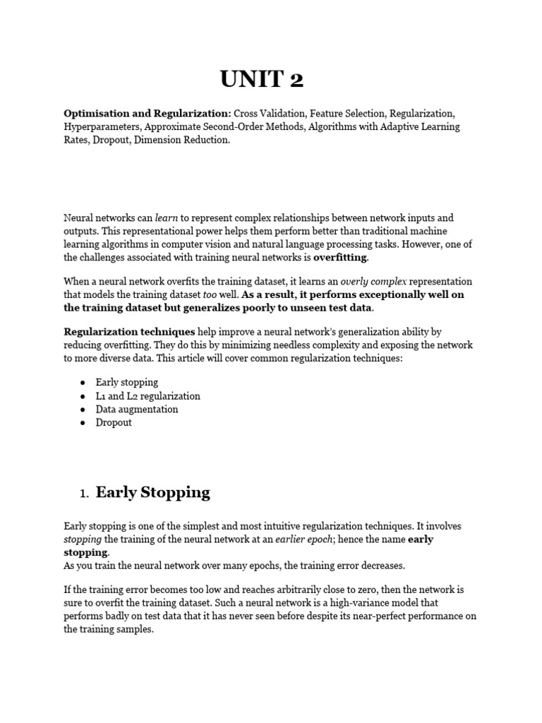 Deep Learning Unit2 | PDF | Applied Mathematics | Machine Learning Deep Learning Unit2 | PDF | Applied Mathematics | Machine Learning