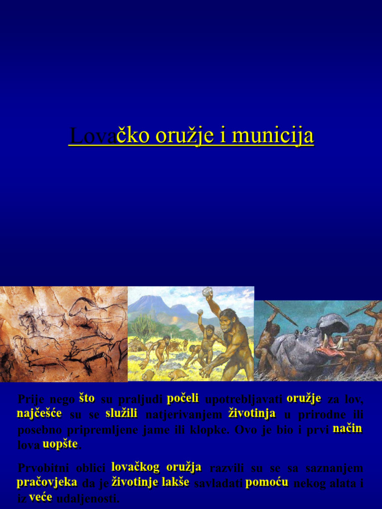 Lovacko oruzje i municija | PDF