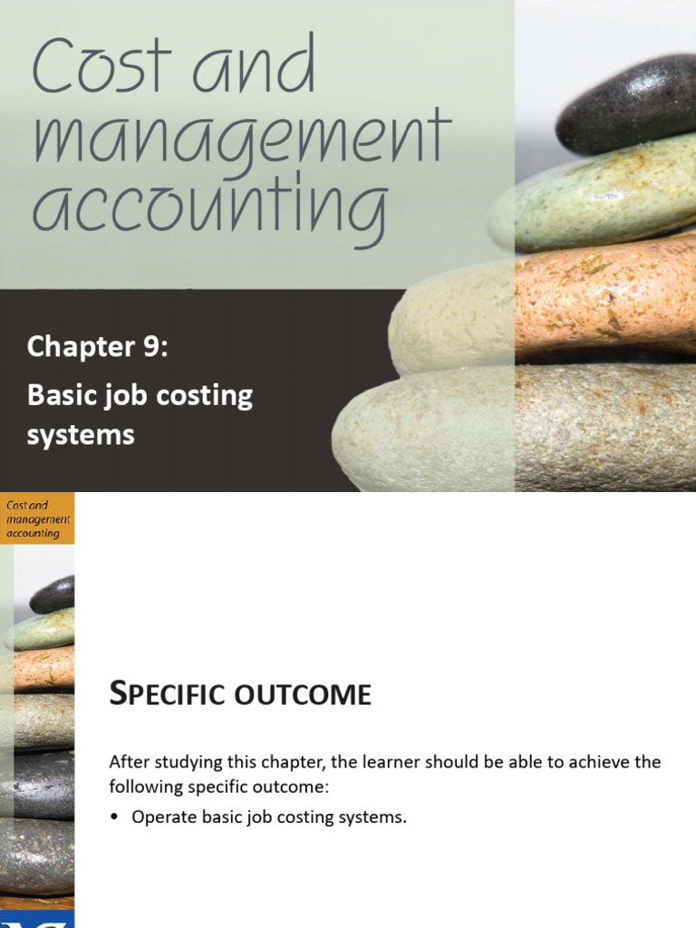 Chapter 9 Basic Job Costing System Slides | PDF | Textbook | Cost