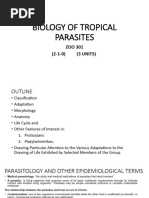 Clinical Parasitology I - Lecture Notes 2 - Classification of Parasites ...