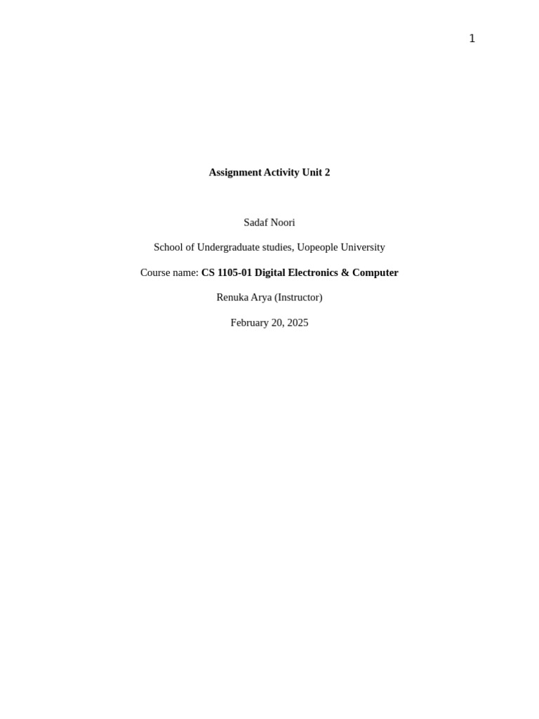 Digital Electronics 3 Sadaf | PDF | Digital Electronics | Feedback