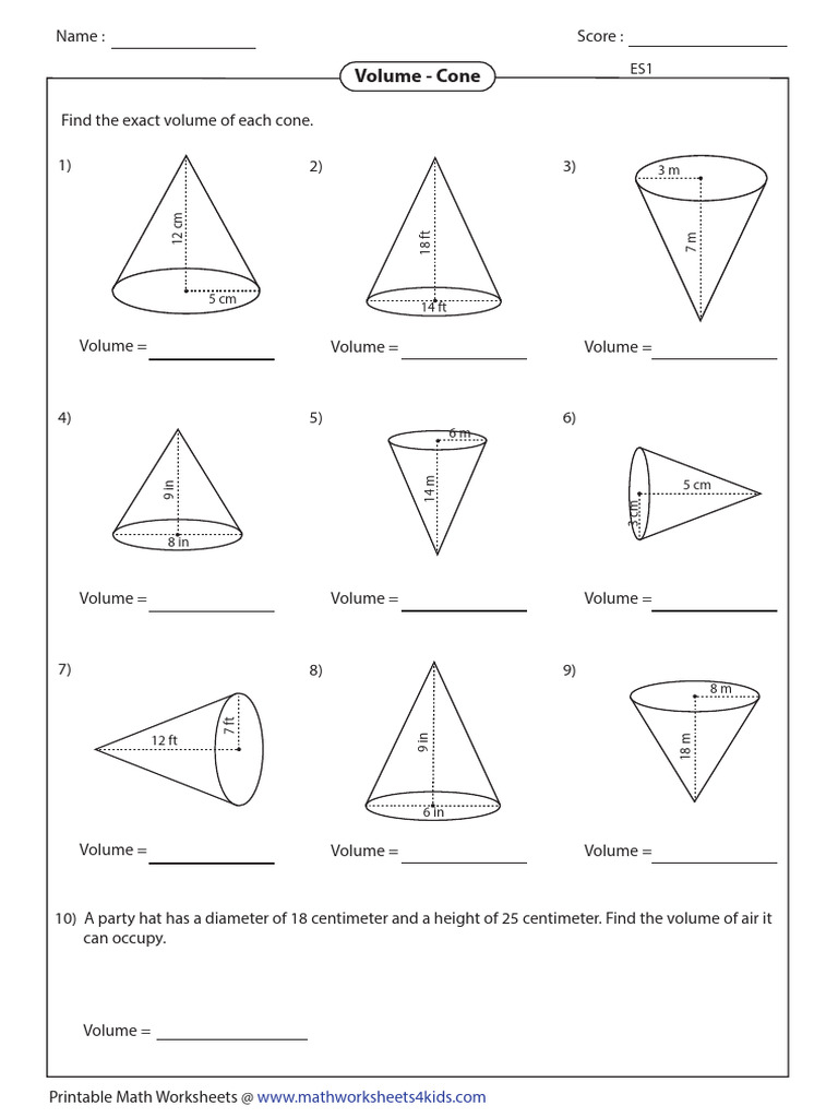 Cone Easy All | PDF | Volume | Quantity