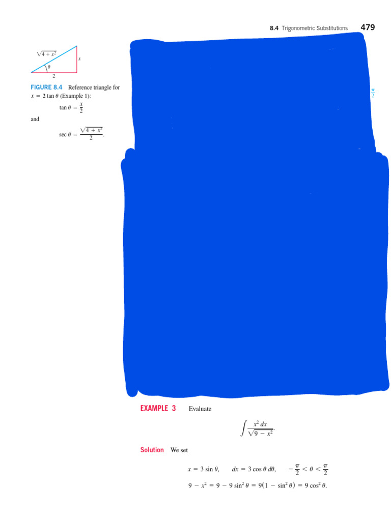 trigonometric substution | PDF | Trigonometric Functions | Mathematical ...
