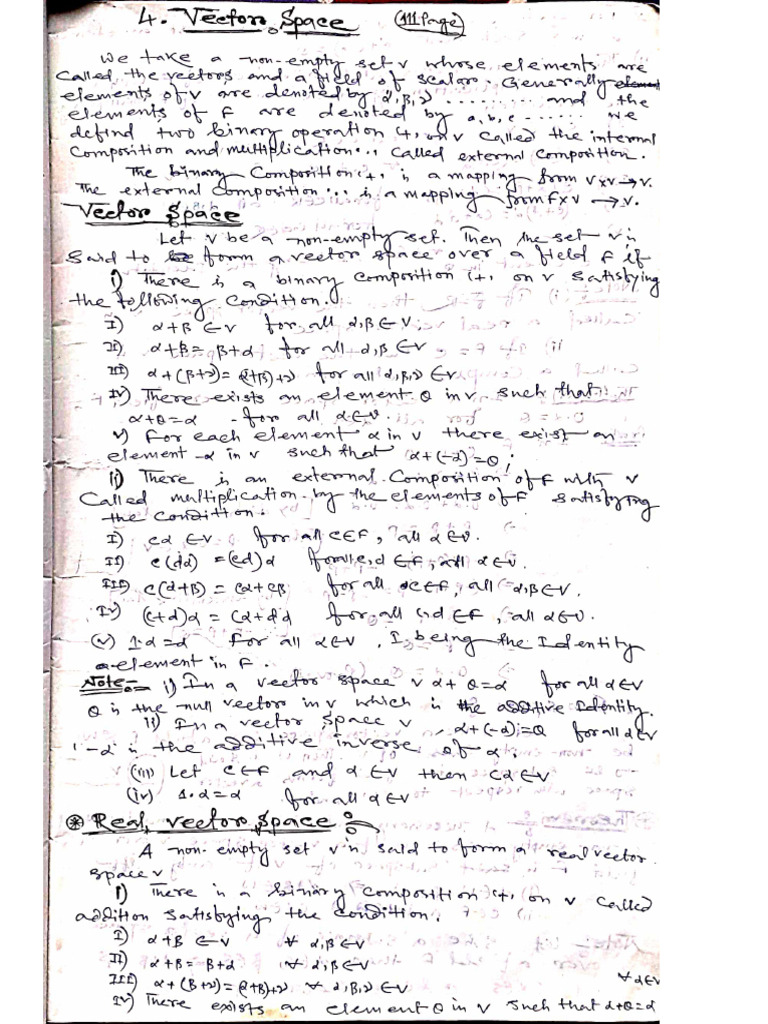 Linear Algebra | PDF