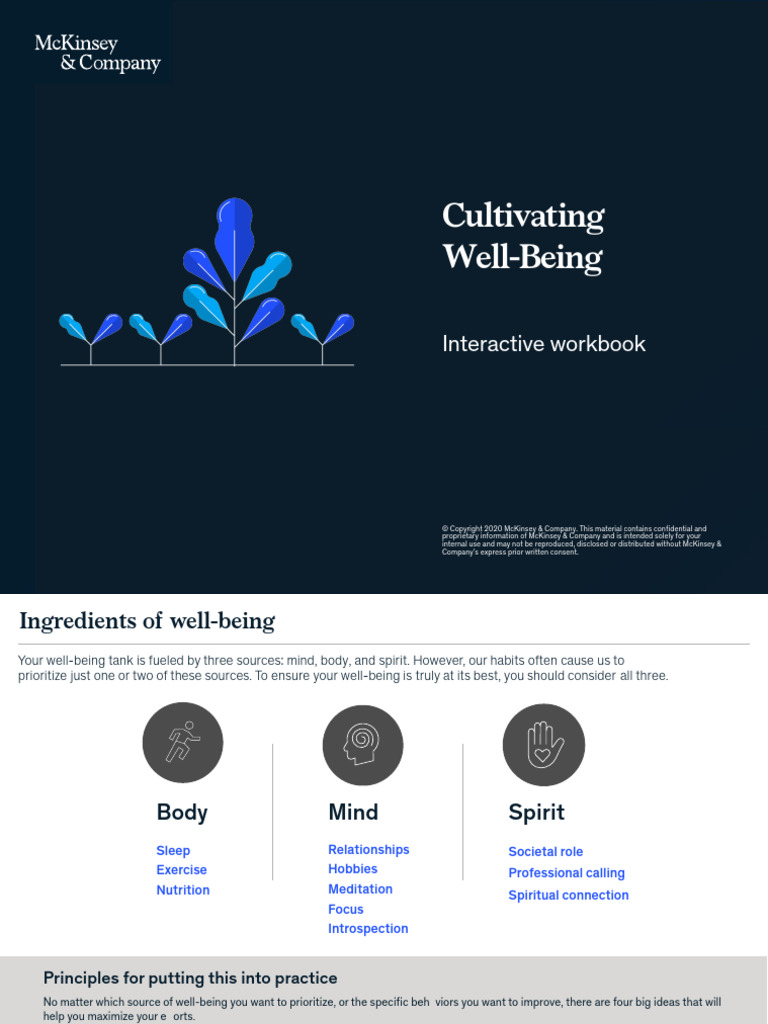 Cultivating Well-Being - Workbook | PDF | Social Psychology ...