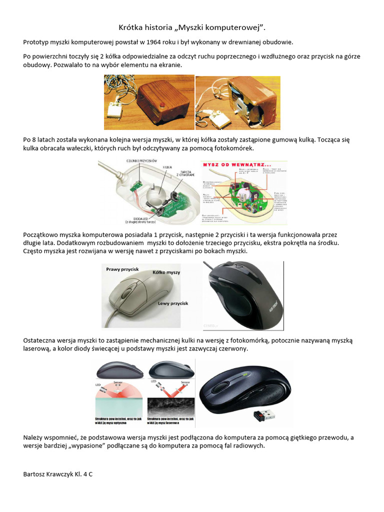 historia myszki BARTOSZ KRAWCZYK | PDF