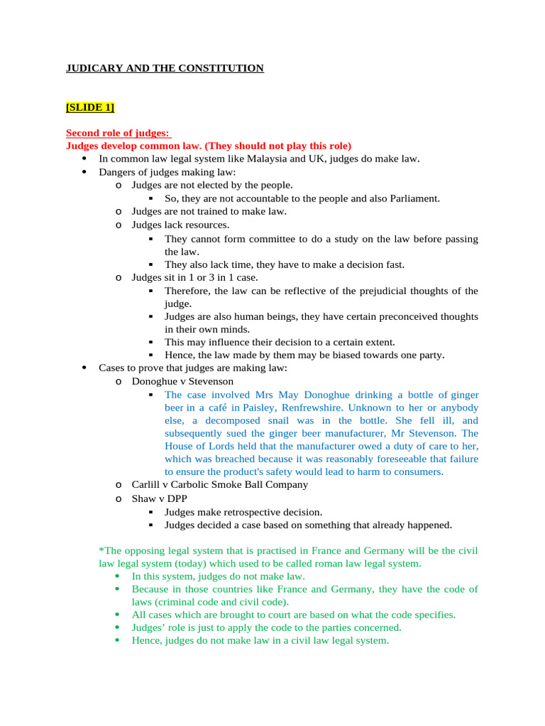 Judges' Roles in Upholding Law and Rights | PDF | Constitution | Justice