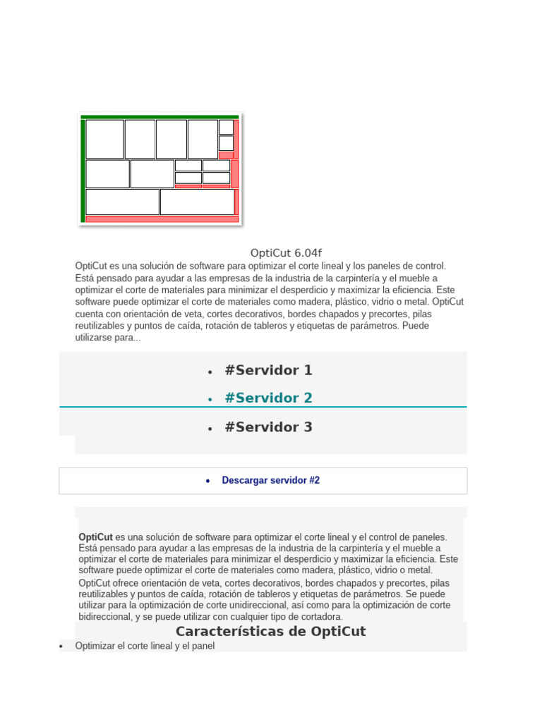 OptiCut 6 | PDF | Sector secundario de la economía