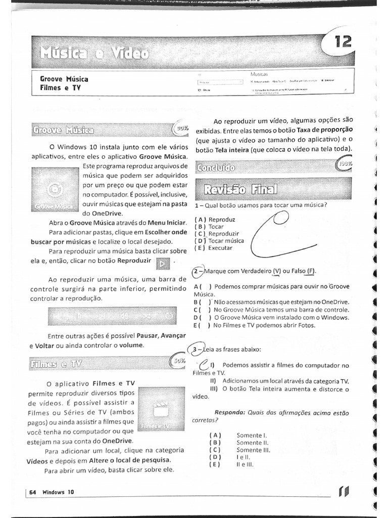 Aula 7 de Windows 10 Apostila Interativa | PDF