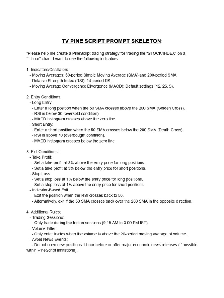 TV PINE SCRIPT PROMPT SKELETON | PDF