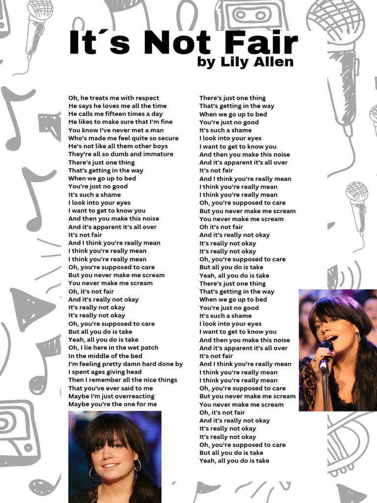 CCR - Lily Allen It S Not Fair | PDF | Albums | Recorded Music
