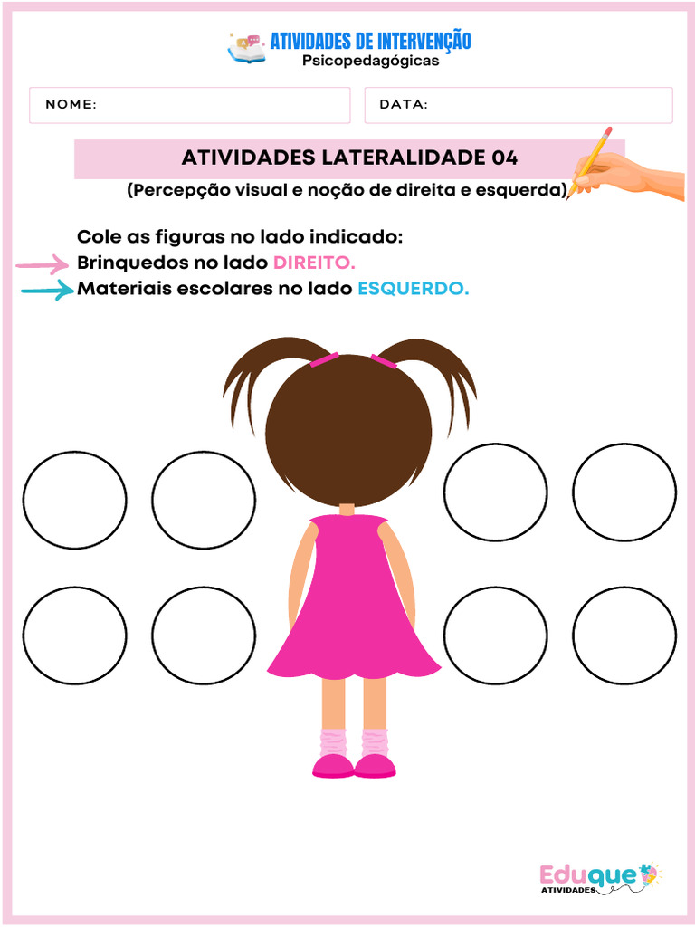 Atividades de Lateralidade 04 | PDF